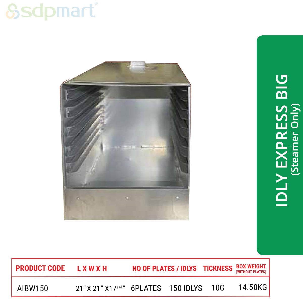 SDPMart Aluminum Idly Steamer- Express Big (Steamer Only) – Priyum ...