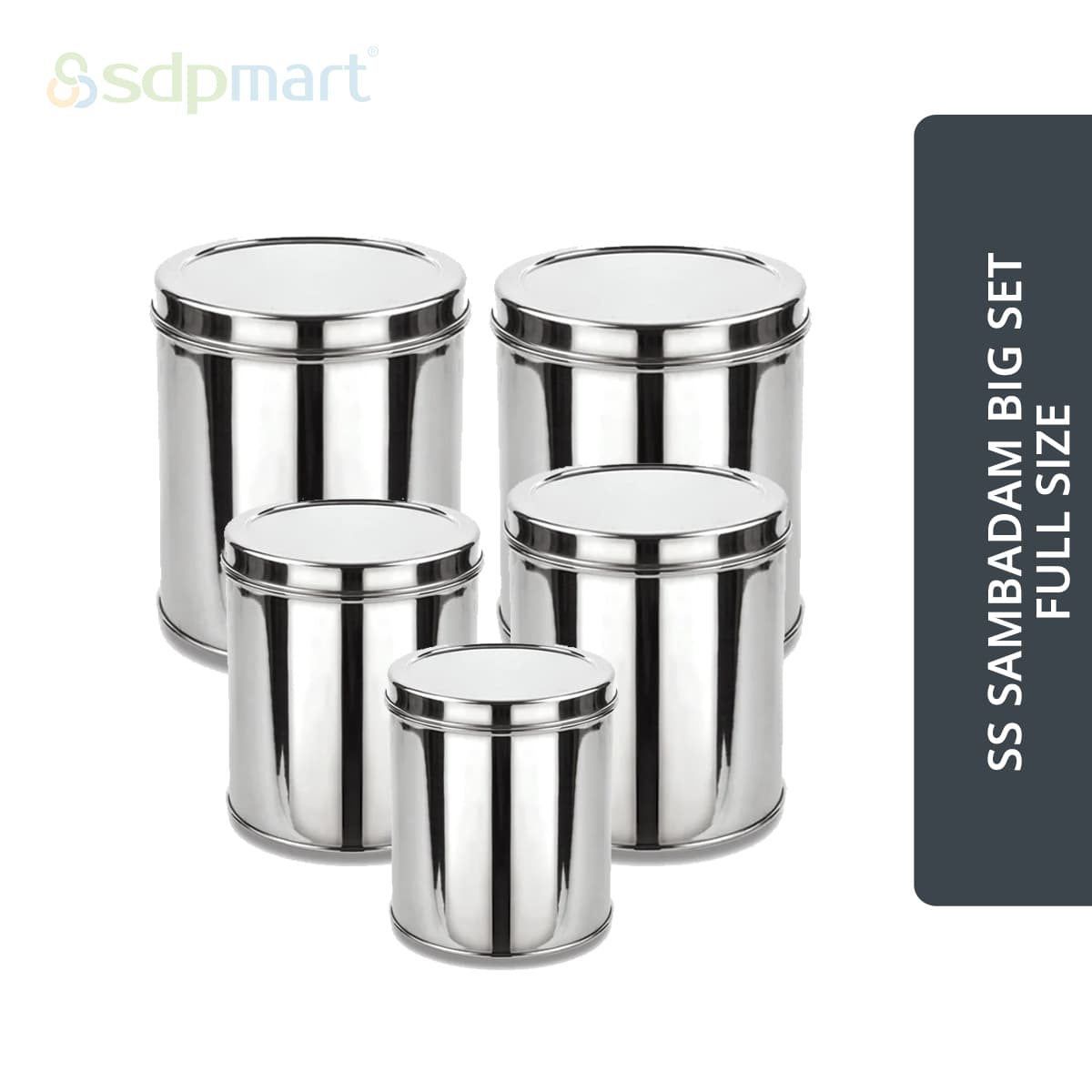 SDPMart SS Sambadam Big Set - Full Size – Priyum Products (www.priyum.com)