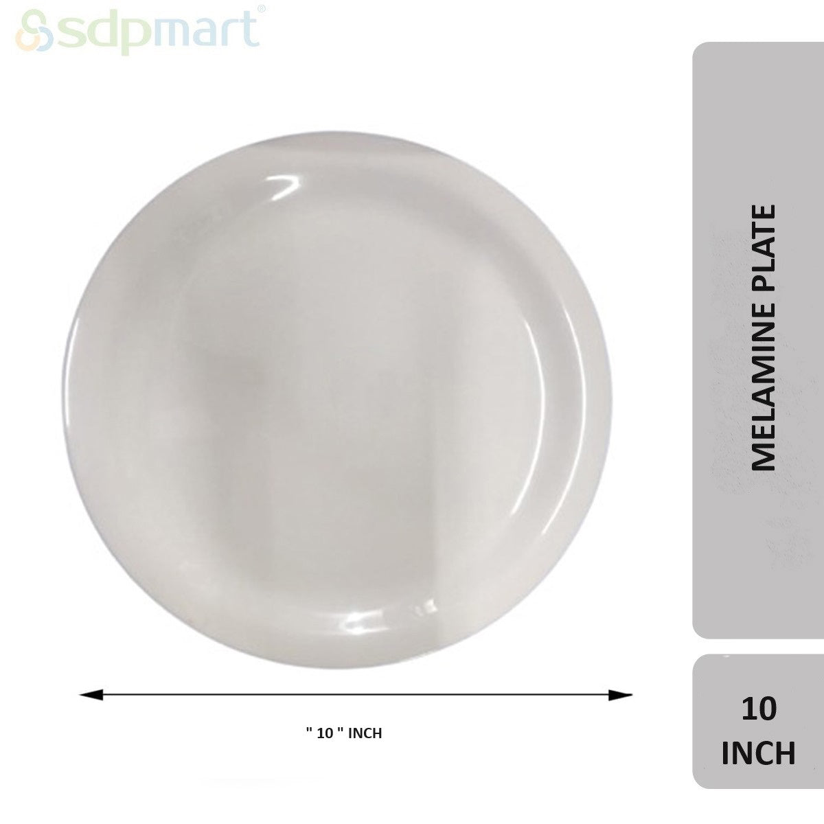 SDPMart Melamine Plate 10 INCH – Priyum Products (www.priyum.com)